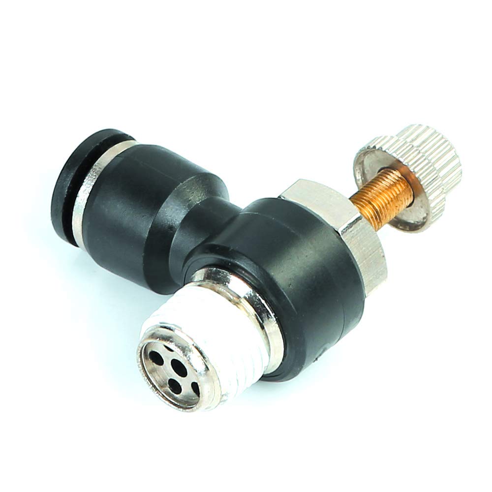 Woljay SL8-M5 Push to Connect Tube Pneumatic Air Flow Control Valve ...