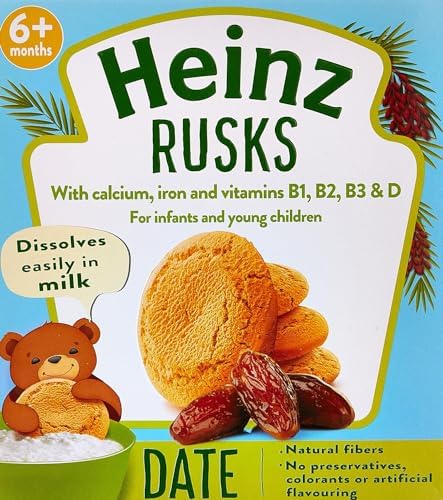 Heinz Farleys Date Rusks Milk Based for 6+ Months, 300 gm price in UAE ...