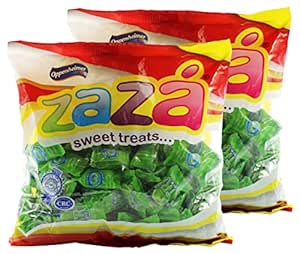 Amazon.com : Zaza Tribala Green Apple Filled Chewy Kosher Candy 400gram ...