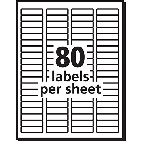 Avery Mailing Address Labels Inkjet Printers 2 000 Labels 1 2 X 1 3 