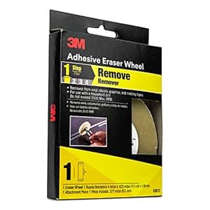 3M 03612 4" x 5/8" Adhesive Eraser Wheel: Amazon.ca: Automotive