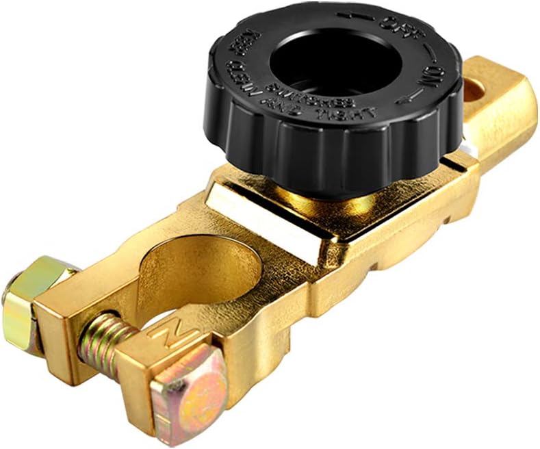EnRise Quick Disconnect 12V/24V Negative Brass Battery Terminal ...