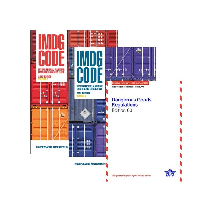 Buy 63rd Ed. IATA Dangerous Goods Regulations + 2020 40th Ed. IMDG Code ...