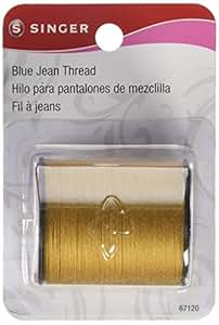 Amazon.com: Singer Blue Jean Thread 100 Yards-Old Gold