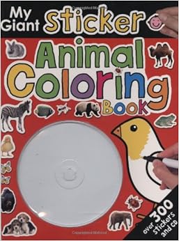 Animal Coloring Book (Giant Sticker Activity): Amazon.co.uk: Priddy ...