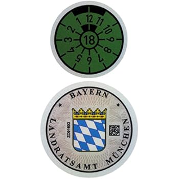 Amazon.com: Z Plates Compatible with BMW German License Plate ...