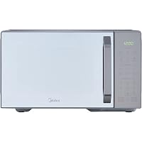 Horno de Microondas Midea 0.7 Pies Cúbicos (20L) Silver Mirror Practia ...