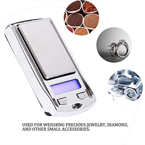 Digital Pocket Scale without Battery, 200g/0.01g Portable Weigh Gram Scale Jewelry Scale, Pocket ...