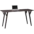 Amazon.com: Realspace® Trezza 60"W Writing Desk, Warm Walnut : Home ...