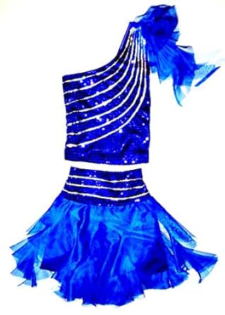 Amazon.com: Little Girls Mini Cheerleader Cheerleading Cosplay Costume ...