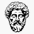 Amazon.com - Marcus Aurelius Portrait Bumper Sticker Vinyl Decal 5 inches