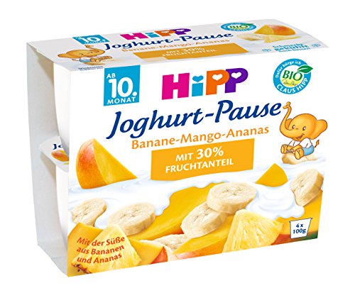 Hipp Banane-Mango-Ananas Joghurt, 6er Pack (4 x 100g): Amazon.de ...