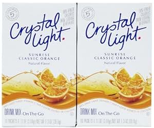 Amazon.com : Crystal Light Drink Mix Packets Classic Orange - 10 CT ...