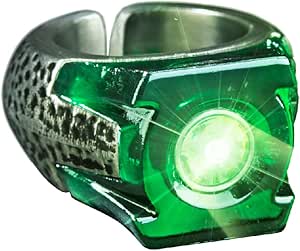 Green Lantern Light-Up Ring by Noble Collection : Amazon.com.mx: Ropa ...