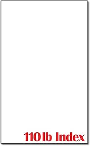 Amazon.com : Cardstock, 8 1/2 X 14 110lb Index - 250 Sheets : Cardstock ...