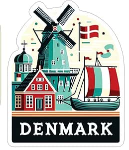 Buy Skywalk Souvenir Denmark Wooden Fridge Magnet (Multicolor) M-781 ...