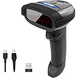 Amazon.com: REALINN Wireless 1D Laser Barcode Scanner Handhold Cordless ...