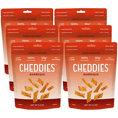 Cheddies 30g Protein Per Bag, All Natural, Low Sugar, Guilt Free, Real ...