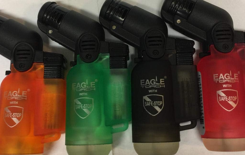 Amazon.com: Eagle Torch Lighters Asst Clear Colors 4pack Deal: Health ...