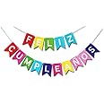 Amazon.com: Happy Birthday Banner Colorful Feliz Cumpleaños Decoration ...
