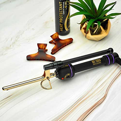 Hot Tools Pro Artist 24K Gold Marcel Iron | Long Lasting Curls, Waves ...