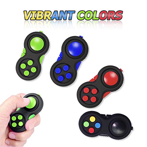 VCOSTORE Fidget Pad Fidget Buttons Controller, Fidget Toys for Anxiety ...