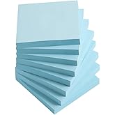 Amazon.com : Vanpad Lined Sticky Notes 4x4 Inches, Light Sky Blue Ruled ...