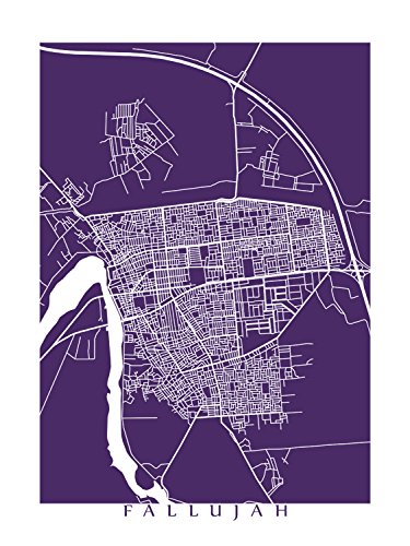 Amazon.com: Fallujah Map Print: Handmade