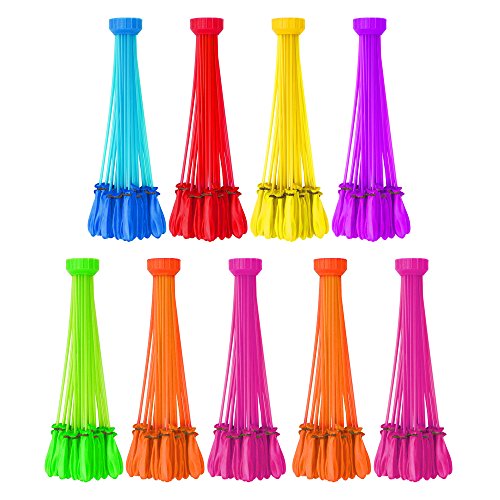Купить Water Balloons, Bunch of Balloons 9 Pack over 320 Easy Fill ...