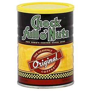 Amazon.com: Chock Full O Nuts Original Coffee, 11.3 oz: Prime Pantry