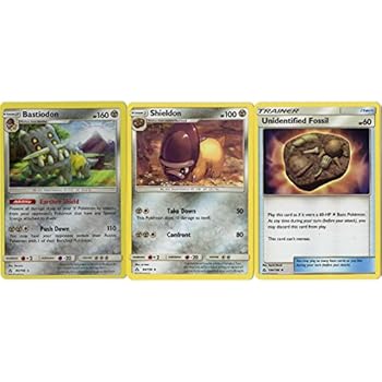 Amazon.com: Carracosta, Tirtouga and Cover Fossil - Rare Pokemon Card ...