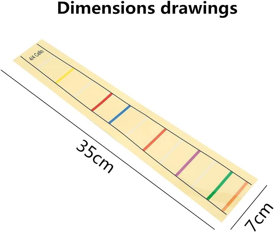 Cello Finger Position Marker Sticker High Adhesive Guide Fingerboard ...