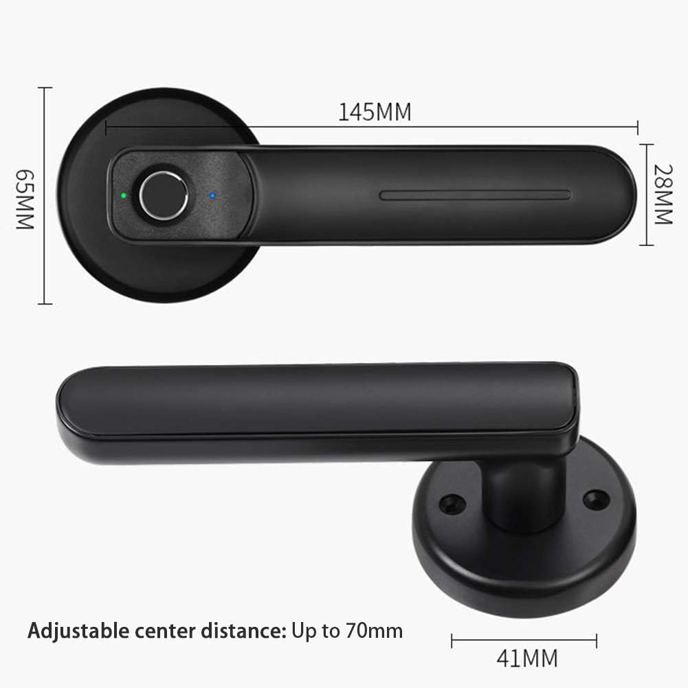 Electric Smart Door Lock with Digital Security Footprint, Biometric ...