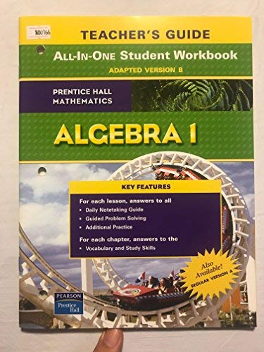 Algebra 1 Teacher's Guide to All-In-One Student Workbook, Adapted ...