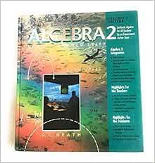 Algebra 2, Teacher's Edition: Larson, Ron: 9780669267532: Amazon.com: Books