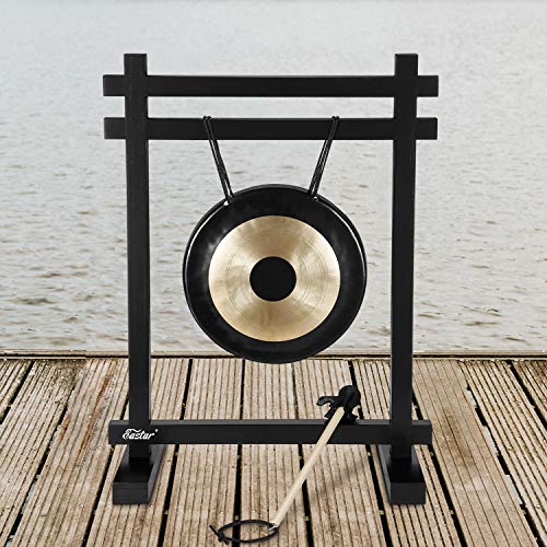 Eastar Gong Desk Gong Instrument Large Gong Desk Chime Meditation Gong ...