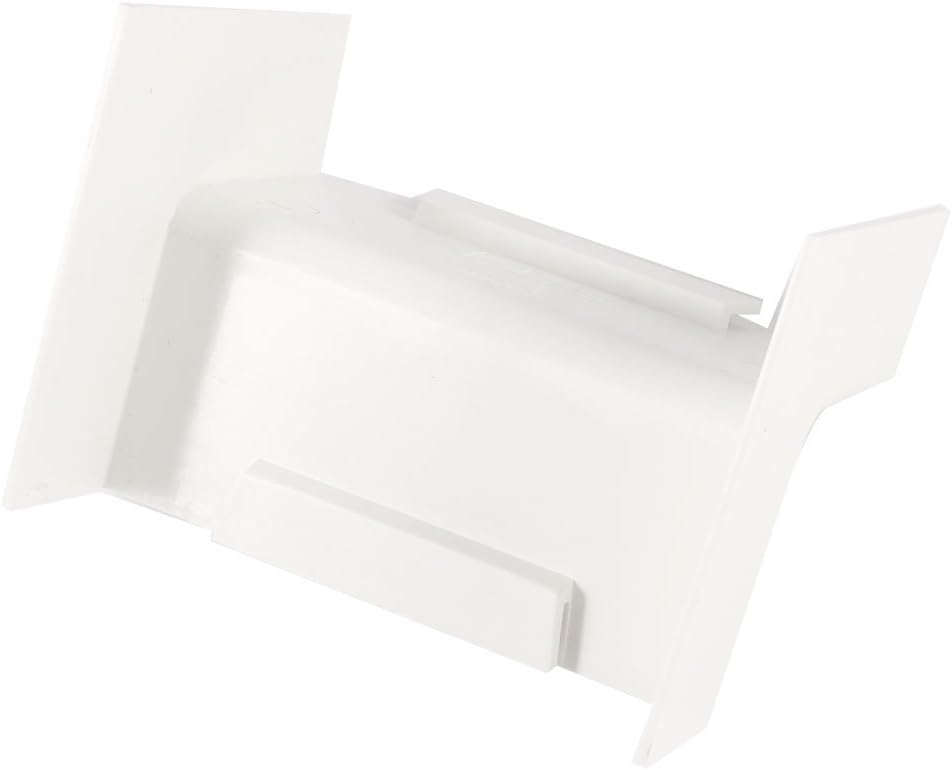 99mm x 27mm White PVC 2-Ways Internal Angle Trunking Connector Fitting ...