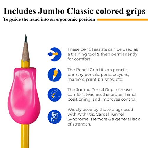 Buy The Pencil Grip JUMBO Gripper Ergonomic Writing Aid, 12 Count ...