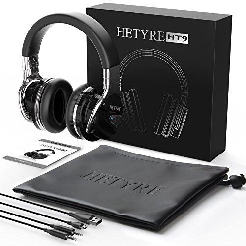 Hetyre HT9 Active Noise Cancelling Bluetooth Headphones with Microphone ...