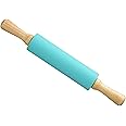 Amazon.com: Silicone Rolling Pin, 11.4 Inch Blue Rolling Pin with ...