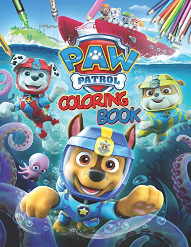 Buy Paw Patrol Coloring Book: Paw Patrol Coloring Book : 50 Stunning ...