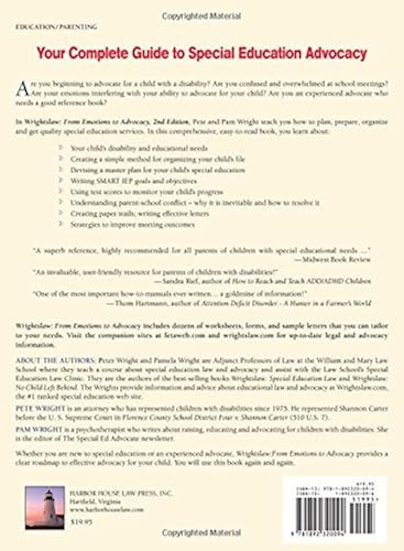 Wrightslaw: From Emotions to Advocacy: The Special Education Survival ...