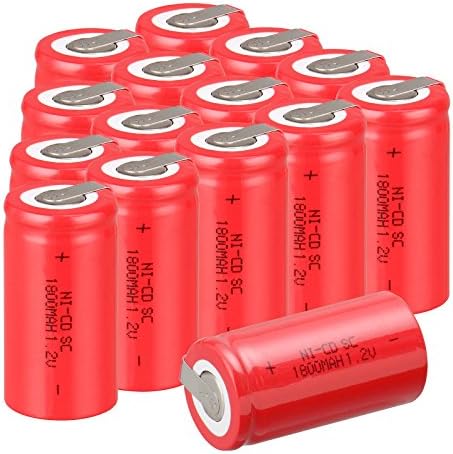 anmas power 4/6/8/10/12/15/16/20 Pack Sub C NiCd Batteries SC 1.2V 1800mAh Ni-Cd Rechargeable ...