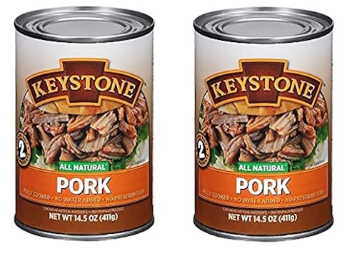 Keystone Meats All Natural Canned Pork, 14.5 Ounce (Pork, Тwо Расk ...