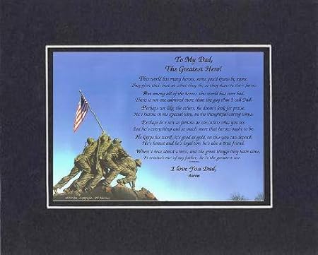 Amazon.com: Personalized Touching and Heartfelt Poem for Father - to My ...