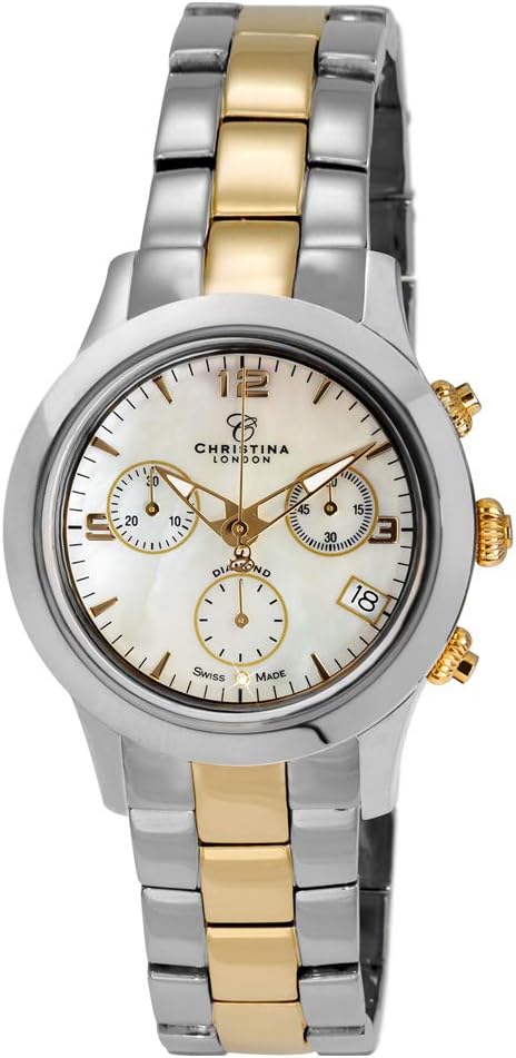 Christina Design London Swiss Bi Color Stainless Steel Watch for Women ...