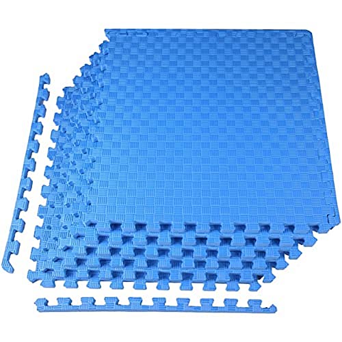 BalanceFrom Puzzle Exercise Mat with EVA Foam Interlocking Tiles for ...