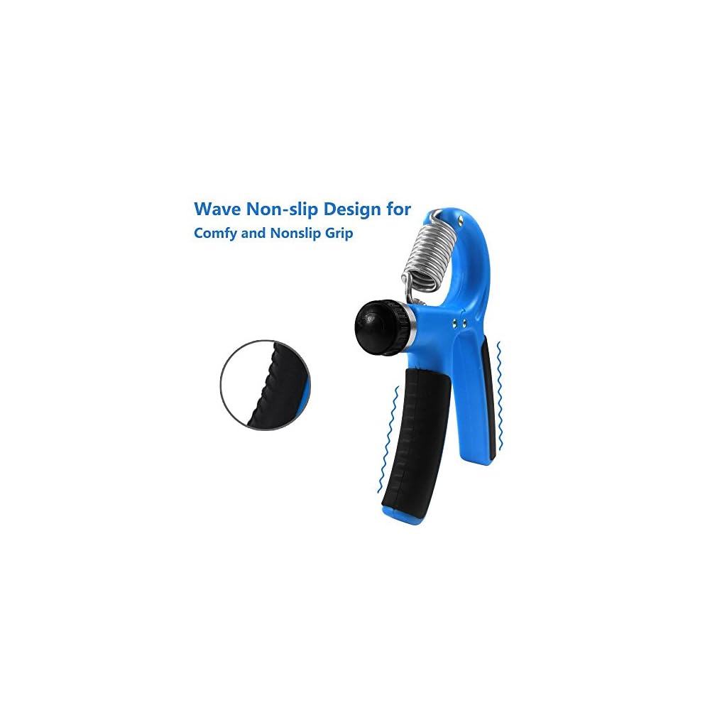 Hand Grips Strengthener Adjustable Resistance 22-88 Lbs, Hand Exerciser ...