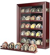 Amazon.com - ASmileIndeep Military Challenge Coin Display Case Wood ...