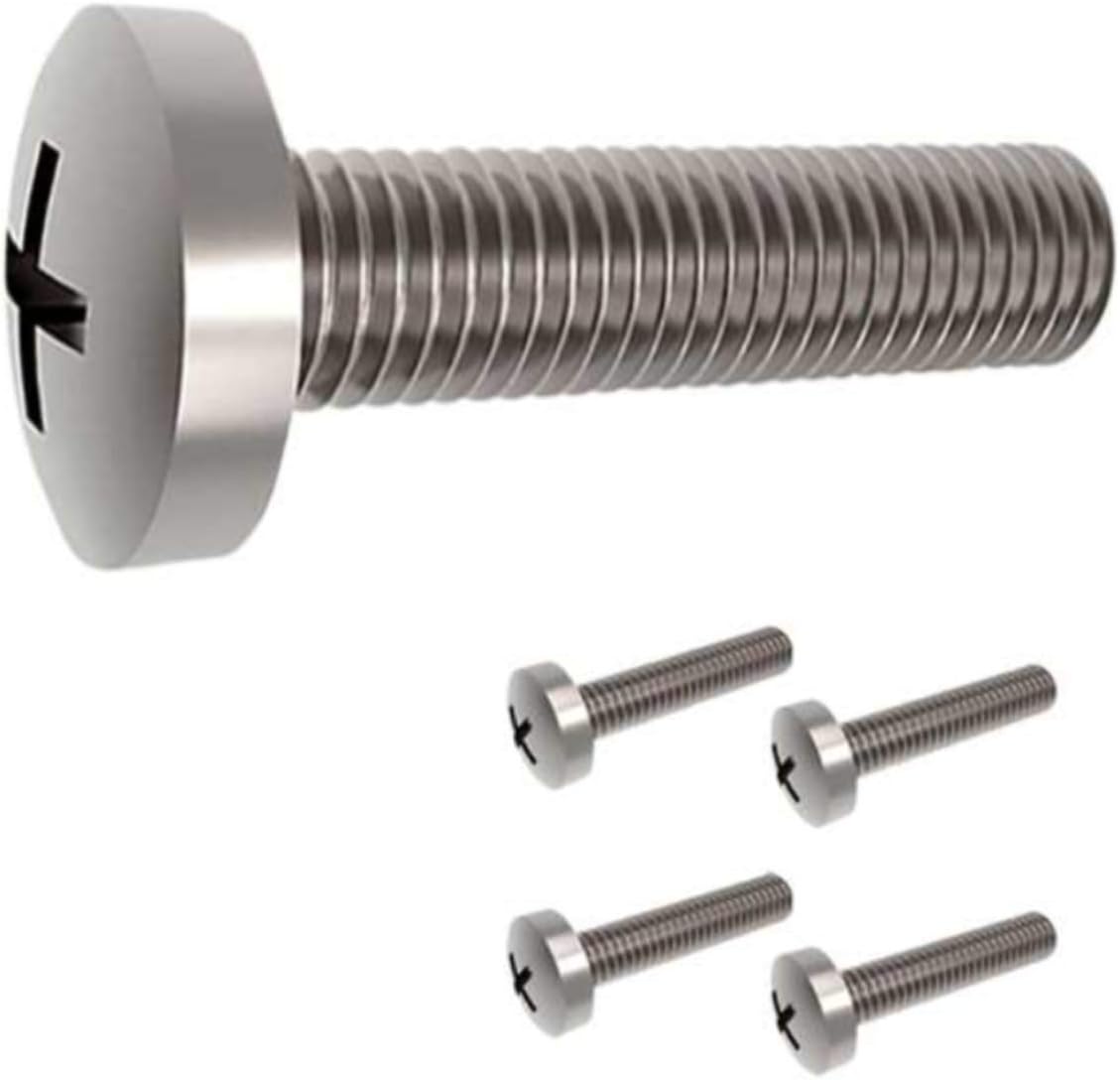 4 x M6 16mm Philips Bolts Screws for TV’s & Wall Mount VESA Bracket ...